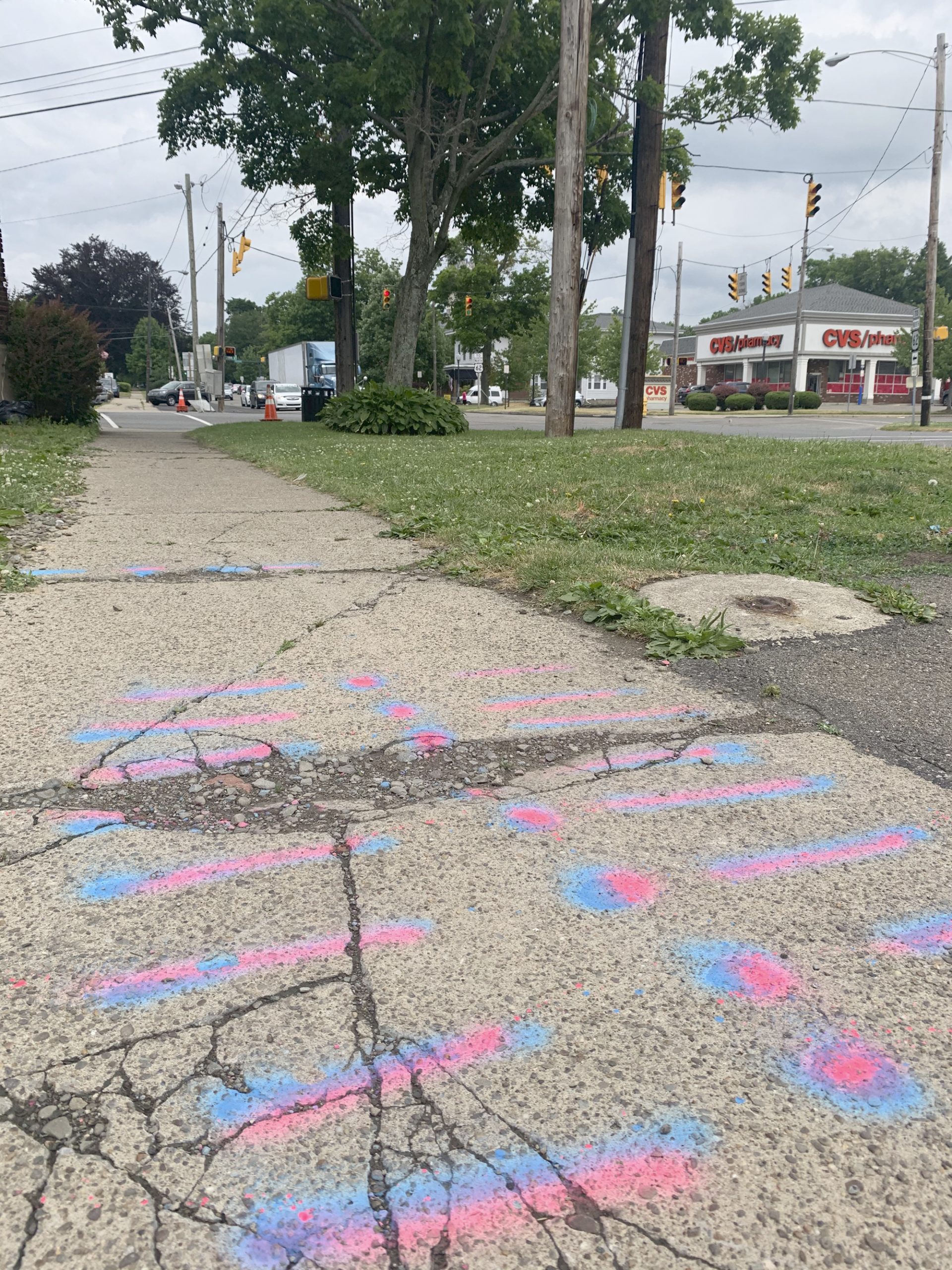 Markings show utilities planning for Warren roundabout | News, Sports ...